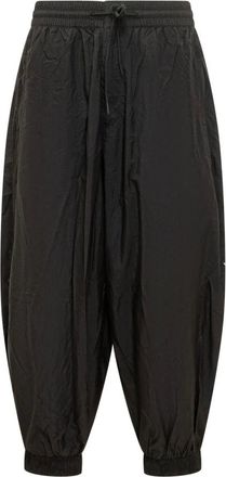 Yohji Yamamoto Homme, Pantalons, Noir, Taille: XL Raw Edge 3 Stripes Nylon Shell Pants