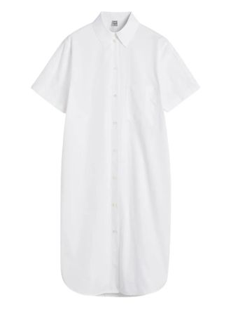 Toteme chemise boutonnée à manches courtes - Blanc
