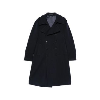 Tagliatore Double-breasted Twill-weave Coat