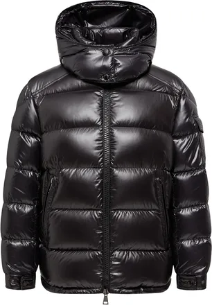 Moncler Moncler Doudoune Courte &Agrave; Capuche Maire, Femme, Noir, Taille: 00