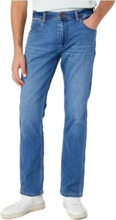 Wrangler Herren Jeans Greensboro - Regular Fit - Blau - Softwear W30-W50 Stretch, Größe:38W / 30L, Farbvariante:Softwear W15Q74Z59