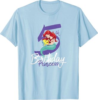 Disney Little Mermaid Ariel 5th Birthday Princess T-Shirt