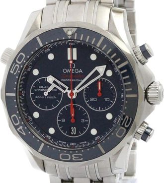 Omega Uhren - Seamaster - Gr. unisize - in Blau - f&uuml;r Damen