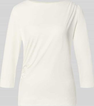 s.Oliver Black Label Regular Fit T-Shirt mit U-Boot-Ausschnitt