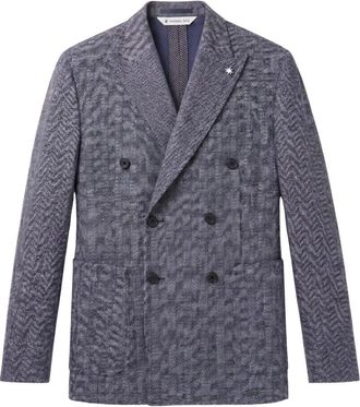 Manuel Ritz Homme, Vestes, Bleu, Taille: S Giacca