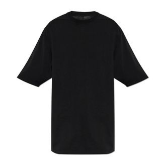 Rick Owens Baumwoll-T-Shirt - - Tops - Herren - Schwarzk - M