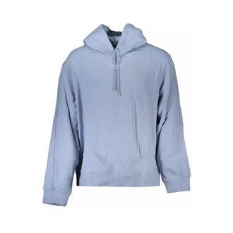 Calvin Klein Blauer Baumwoll-Hoodie mit Elegantem Design - - Sweatshirts & Hoodies - Herren - Blau - 2XL