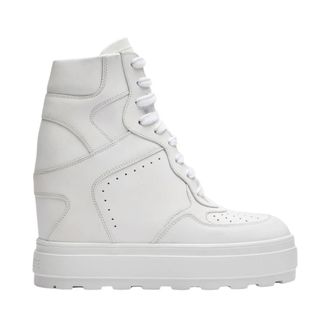 Casadei High Top Leder-Sneakers - - Shoes - Damen - Wei&szlig; - 35 EU