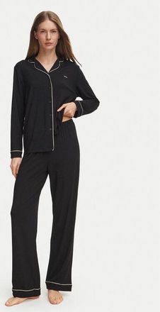 HUGO BOSS Pyjama 50570970 Schwarz Relaxed Fit