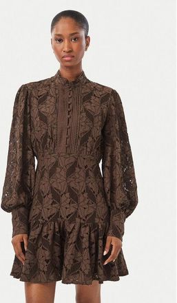 Bardot Bardot Coctailkleid 58421DB Dunkelbraun Regular Fit