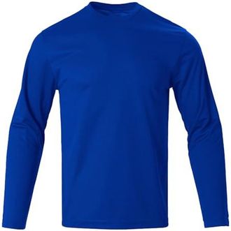 Generic T-shirt &agrave; manches longues pour homme, coupe d&eacute;contract&eacute;e, col rond, l&eacute;ger, respirant, s&eacute;chage rapide, d&eacute;contract&eacute;, professionnel, couleur unie, pour u