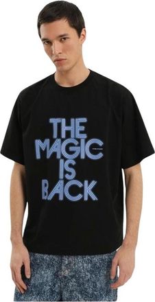 1989 STUDIO 1989 Studio, Homme, Tops, Noir, Taille: S The Magic Is Back Graphic T-Shirt