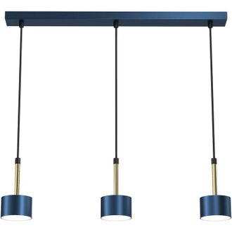 Milagro Hängelampe ARENA BLAU/GOLD 3xGX53