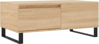 Les Tendances Table basse Chêne sonoma 90x50x36,5 Bois dingénierie