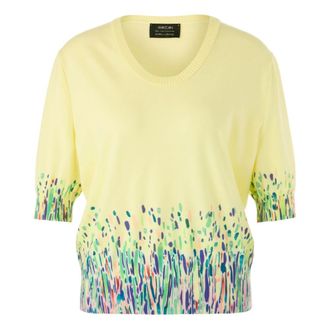 Marc Cain Damen, Strickwaren, Gelb, 2XLGr&ouml;&szlig;e