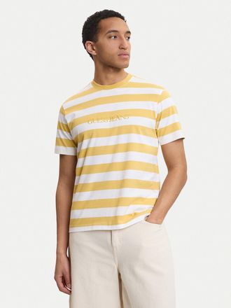 Guess T-Shirt M4YI84 K9XF1 Gelb Regular Fit