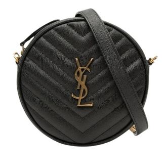 Saint Laurent Pre-owned Gesteppte genarbte Leder Umh&auml;ngetasche - - Pre-owned - Damen - Schwarzk - ONE SIZE