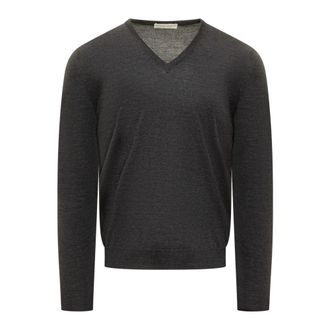FILIPPO DE LAURENTIIS Royal V-Ausschnitt Pullover - - Knitwear - Herren - Schwarzk - 5XL