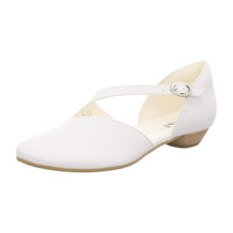 Think Damen Grace Nachhaltige Ballerinas, Bianco 1000, 39.5 EU