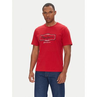 Pepe Jeans London T-Shirt Daxton PM509786 Rot Regular Fit