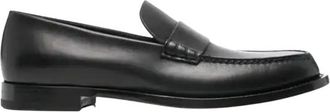 The Row Black Leather 20mm Novus loafers Size 38.5