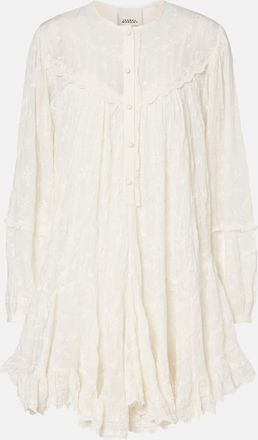 Isabel Marant Robe Zame en coton et soie