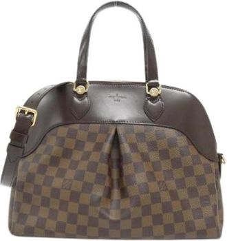 Louis Vuitton Sac &agrave; main Pre-owned Damier Salvi en toile enduite - Femme - Pre-owned - Brun - Taille: ONE Size