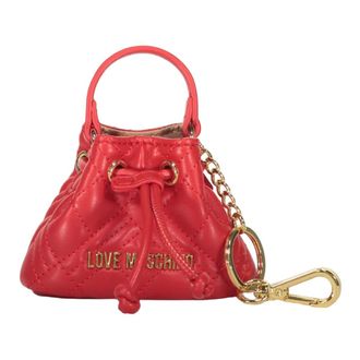 Love Moschino Femme, Accessoires, Rouge, Taille: ONE Size Mini Sac Porte-Cl&eacute;s