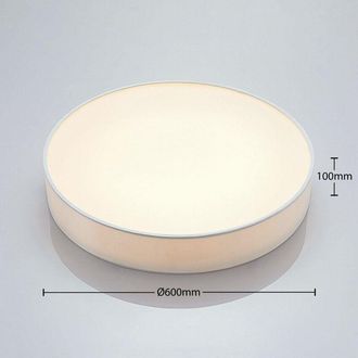 Lucande Gebraucht] Lucande Led Rgb Deckenlampe Ajai H&auml;ngelampe Lampe Leuchte 36 w Textil Wei&szlig; B-Ware