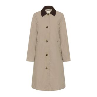 Part Two Klassische Fungi Jacke mit Gro&szlig;en Taschen - - Coats - Damen - Beige - S