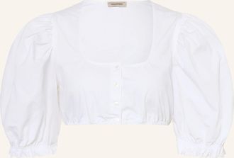 CocoVero Cocovero Dirndlbluse Sin Mit R&uuml;schen weiss