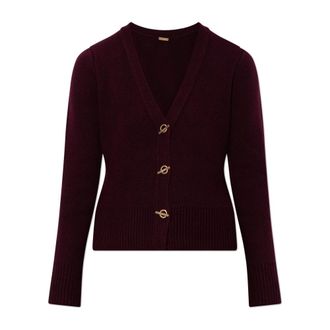 Cult Gaia Josia Cardigan - - Knitwear - Damen - Rot - L