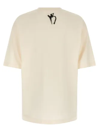 Yohji Yamamoto Graphic Print T-Shirt - Cream