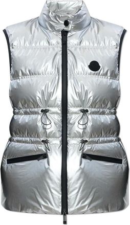 Moncler Femme, Vestes, Gris, Taille: 44 FR Pin Down Vest