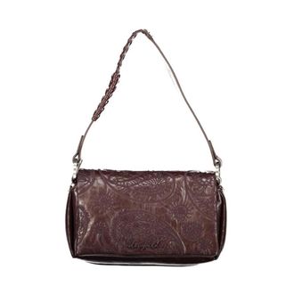 Desigual Embossed Paisley Schultertasche - - Bags - Damen - Braun - ONE SIZE