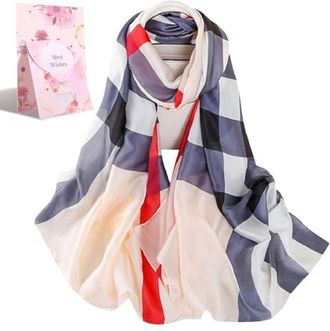 Heekpek Foulard Femme Foulards en Soie de Mûrier Soie Foulard Imprimé Echarpe Foulard Leopard Wraps Satin Joli Fleur Châle Long