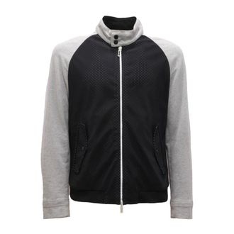 Paolo Pecora 5760Ai Giubbotto Jersey Cotton Jacket - - Sweatshirts & Hoodies - Herren - Schwarzk - XL