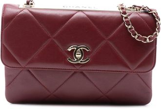 Chanel Hobo Bags - Quilted Lambskin Trendy CC Flap - Gr. unisize - in Rot - f&uuml;r Damen