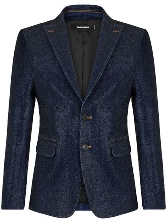 Dsquared2 Einreihiges Jeanssakko - Blau