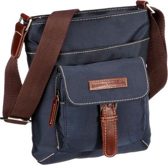 Tom Tailor Acc Yuma 10178 55, Damen Umhängetasche, blau, (dunkelblau 55), 19x21x4