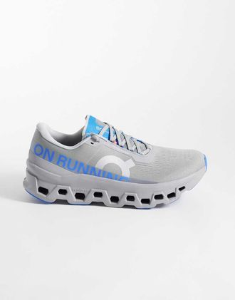 On Cloudmonster 1 baskets de running argent&eacute;es