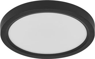 Osram Orbis Quickfix 245mm LED Deckenleuchte, 20W, 3000K Warmwei&szlig;, 2100lm, Click-DIM, Schwarz, Kunststoff/Metall