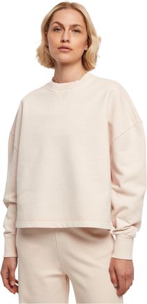 Urban Classics Damen Ladies Heavy Terry Garment Dye Crewneck pink, XS