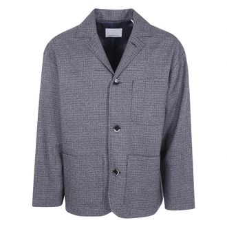 Nine In The Morning Micro Pied Et Poule Oversized Jacket - - Jackets - Herren - Grau - S