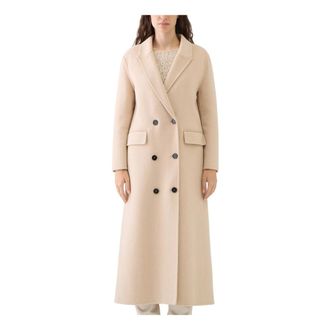 Ermanno Scervino Maxi Doppelreiher-Mantel - - Coats - Damen - Beige - 2XS