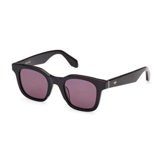 adidas Homme, Accessoires, Noir, Taille: 47 MM Lunettes de Soleil Rondes Unisexe Style Moderne