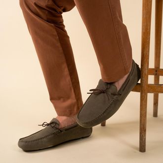 Bexley Flagami II - Mocassin homme vert sauge