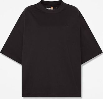 Timberland Dunstan Oversize-T-Shirt f&uuml;r Damen in Schwarz, Damen, Schwarz, Gr&ouml;&szlig;e