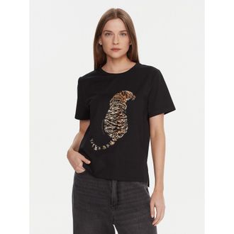 Lola Casademunt T-Shirt LF2515027 Schwarz Regular Fit