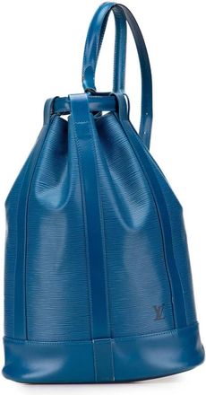 Louis Vuitton Rucks&auml;cke - Epi Randonnee PM - Gr. unisize - in Blau - f&uuml;r Damen